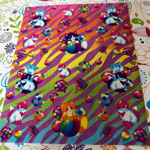 Lisa Frank | Office | Vintage Lisa Frank Sticker Sheet | Poshmark
